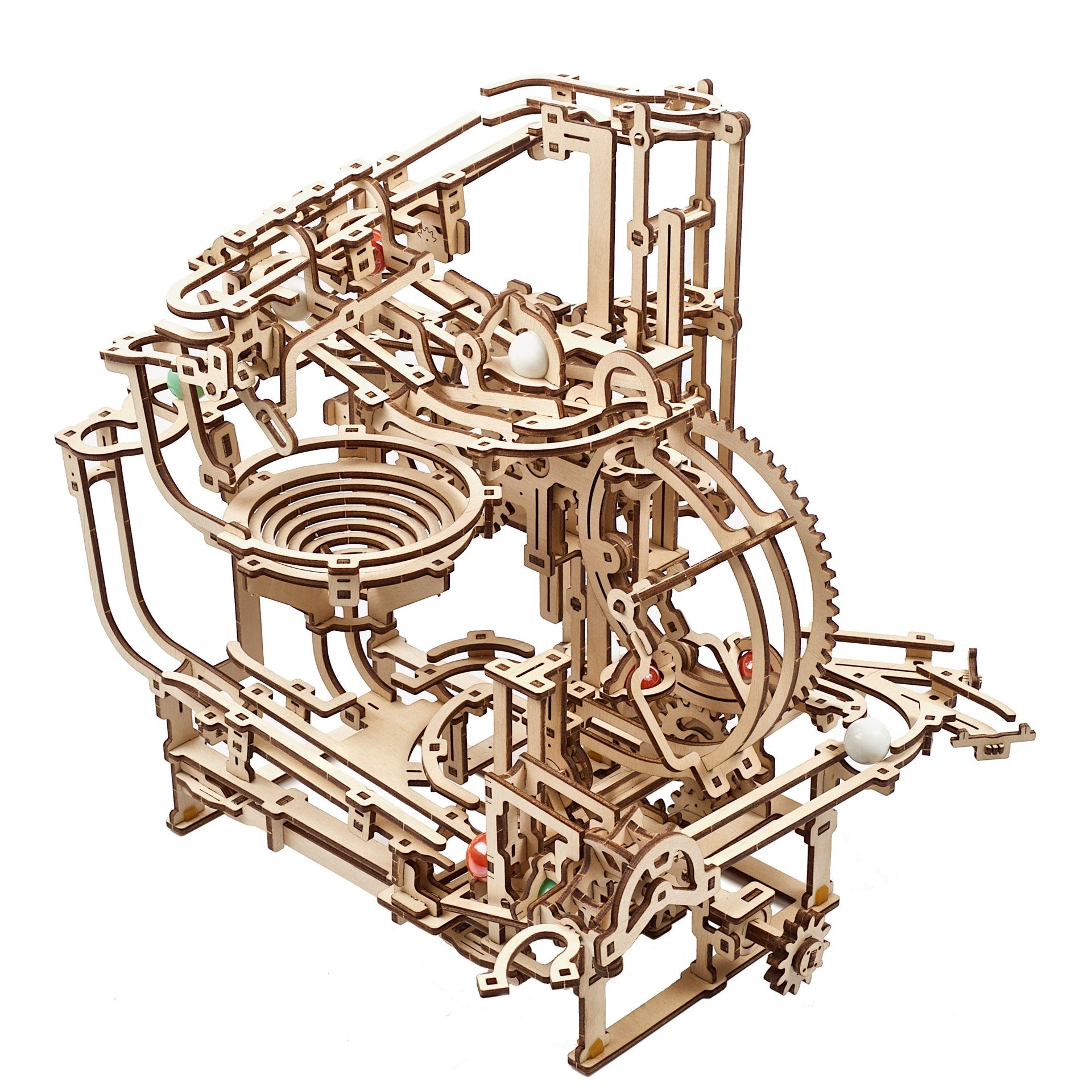 Explore Ugears 3D Wooden Marble Runs – Mechanical Puzzle Tracks in Motion