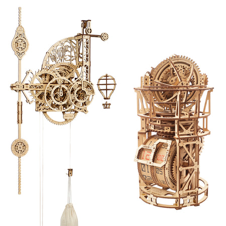 Timeless Engineering: Ugears 3D Wooden Mechanical Clocks